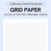 Small Grid Paper Printable, Squared Paper, Planner Inserts, A4/A5 ...