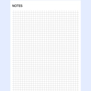 Small Grid Paper Printable, Squared Paper, Planner Inserts, A4/A5 ...