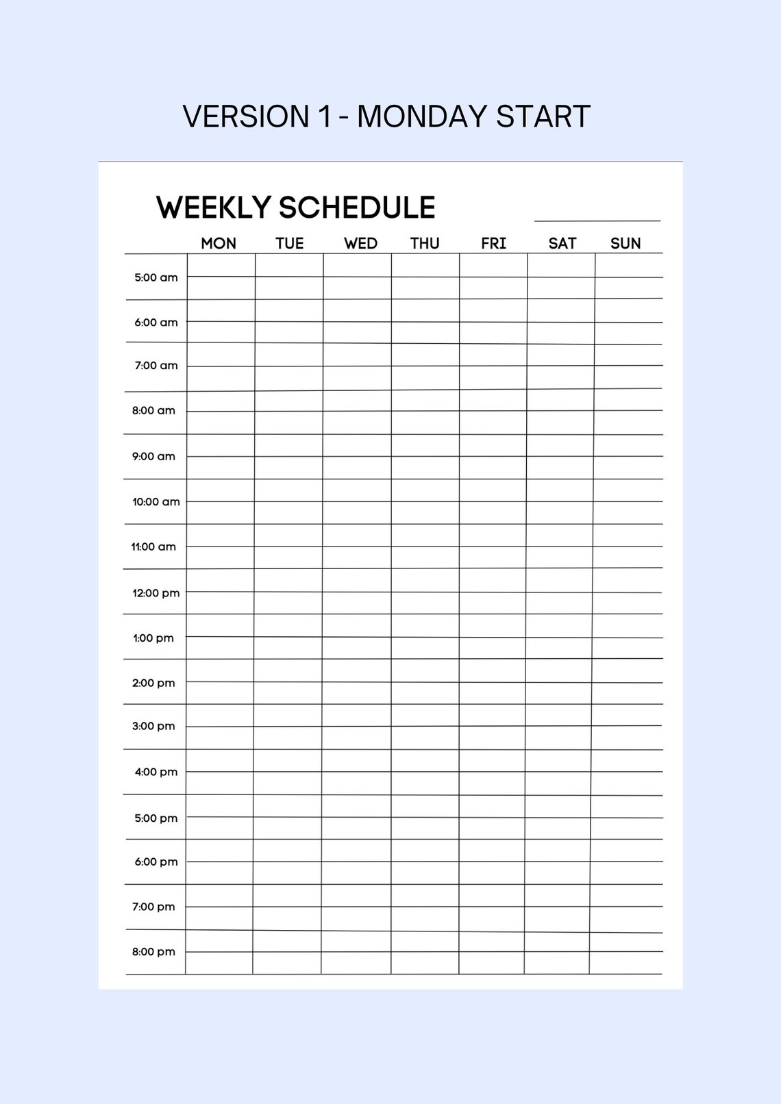 Time Tracker Printable, Time Log, Time Blocking Template, Time ...