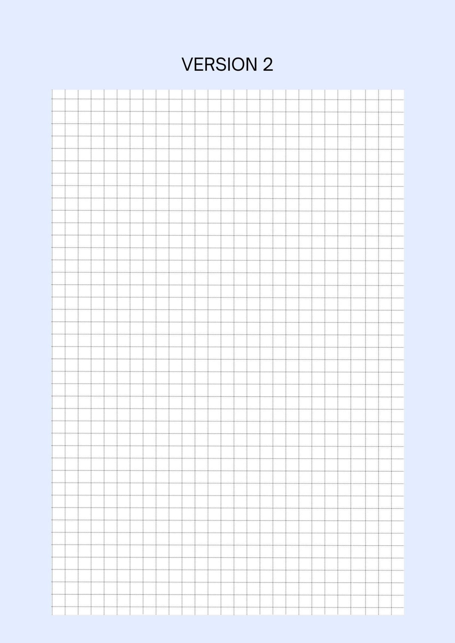 Small Grid Paper Printable, Squared Paper, Planner Inserts, A4/A5 ...