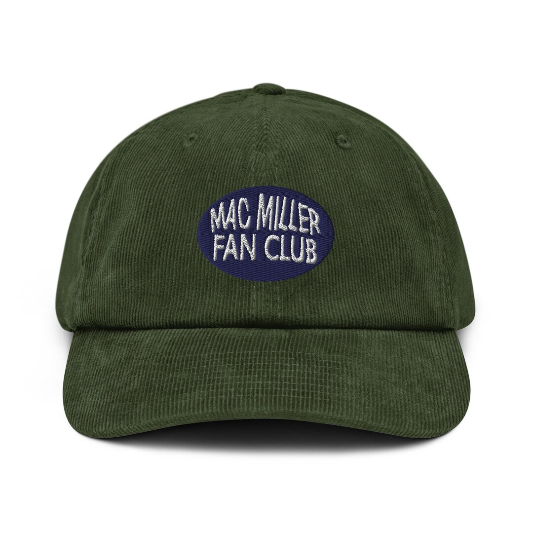 Mac Miller Fan Club Embroidered Corduroy Hat - Etsy