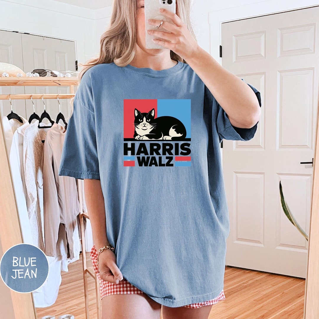 Cat Lady Harris Walz 2024 Png Download, Cat Lady Png Download, Madam ...