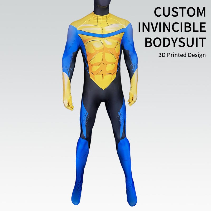 Invincible Cosplay Blue Suit - Etsy
