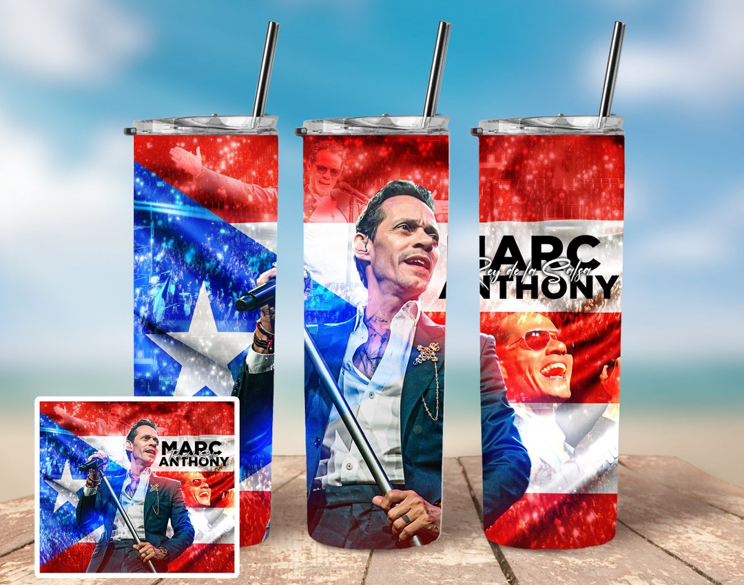 Marc Anthony Tumbler Wrap / Rey De La Salsa Puerto Rico Tumbler, 20oz ...