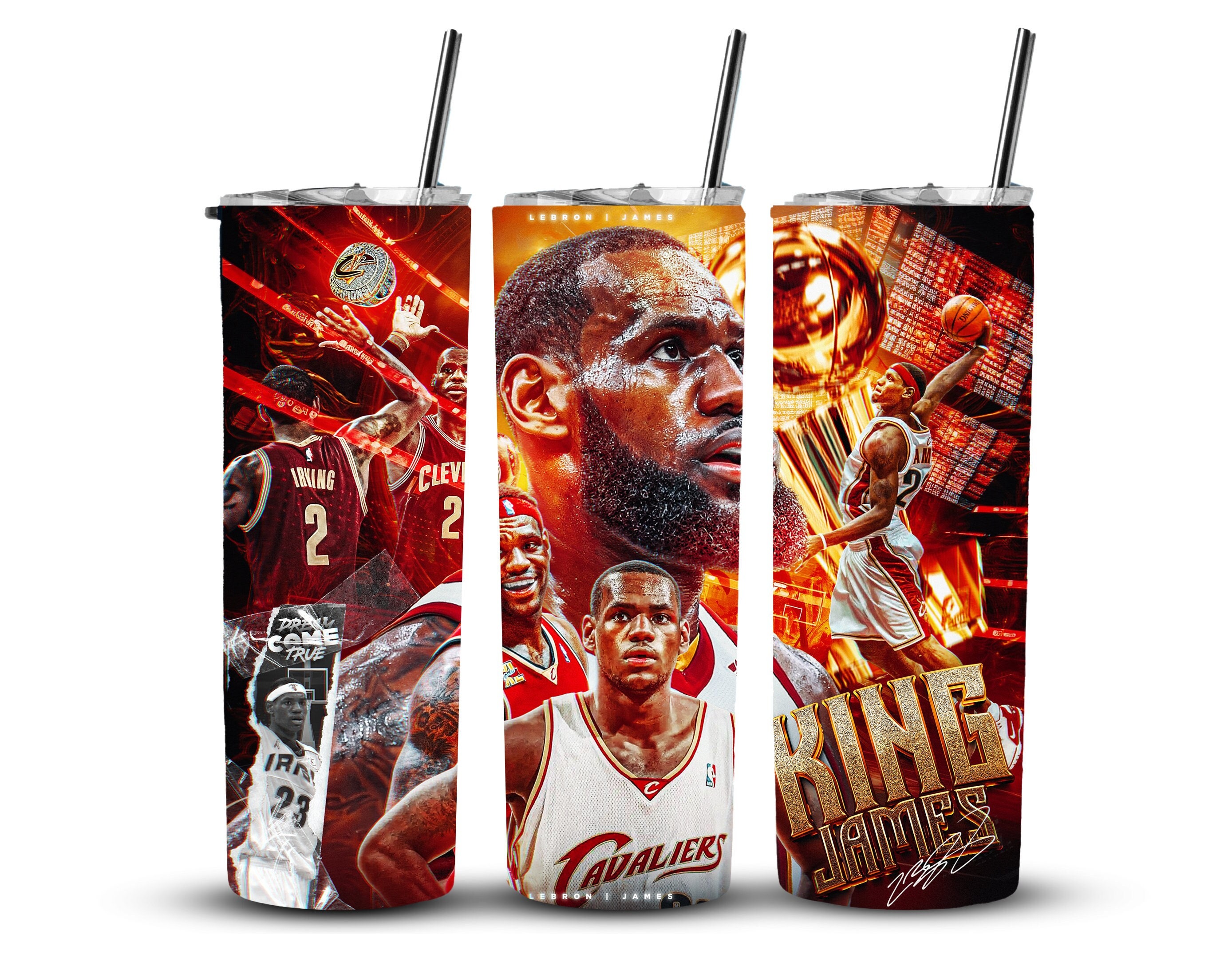 Lebron James Cavs Tumbler Wrap, 20oz Tumbler Design, DIGITAL DOWNLOAD ...