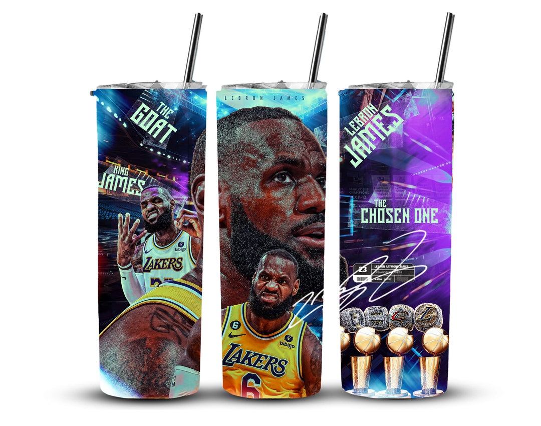 Lebron James Tumbler Wrap Design, 4 Rings Edition, DIGITAL DOWNLOAD ...