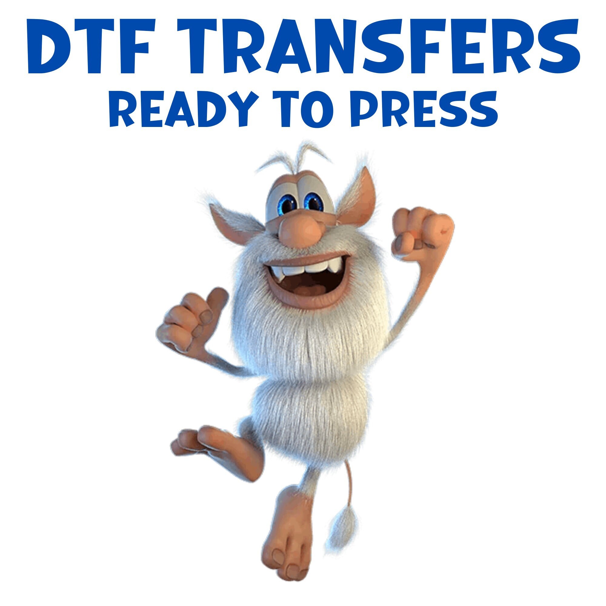Booba Cartoons Kids DTF Transfer Ready to Press Heat - Etsy
