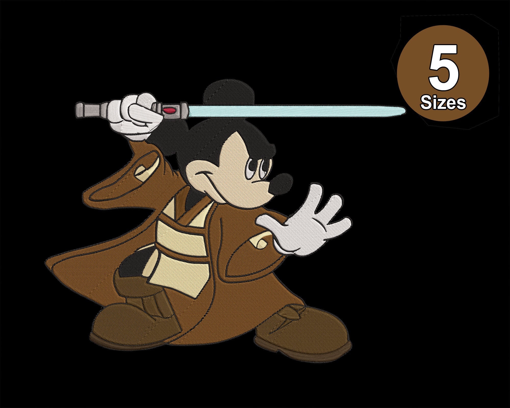 Mickey Mouse With Sword Embroidery Design, Instant Download, 5 sizes - Etsy