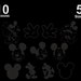 Mickey Head Outline Embroidery Design, Stitch Fill Bundle Set ...