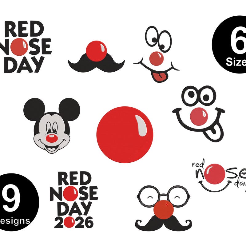Red Nose Design - Etsy UK