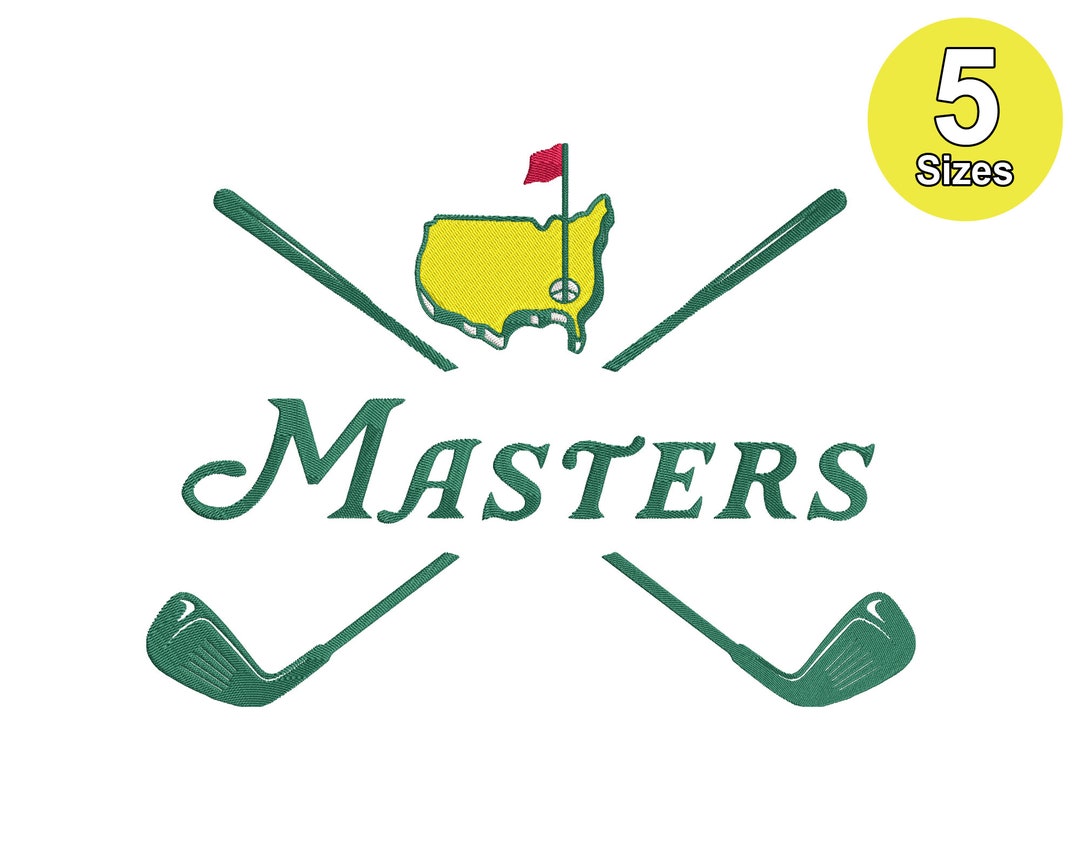 Golf Masters Machine Embroidery Design, Masters With Hockey 5 Sizes ...