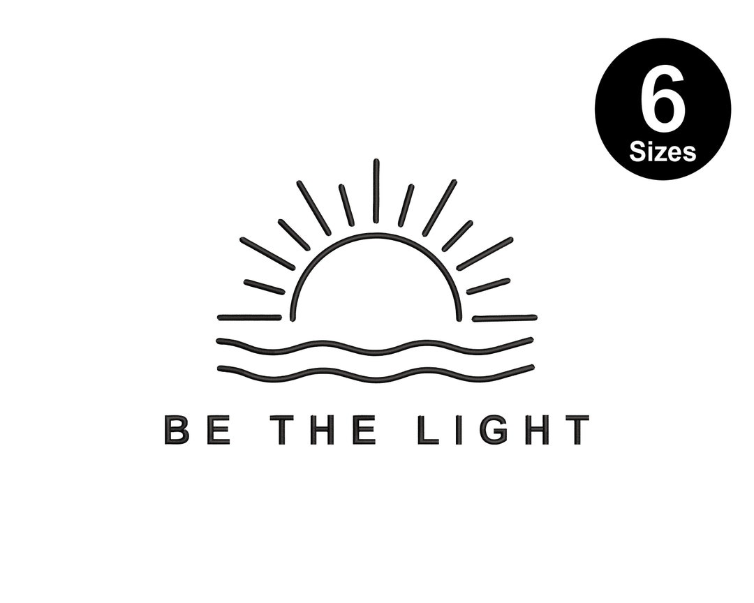 Be the Light Machine Embroidery Design, Religious Embroidery Design ...