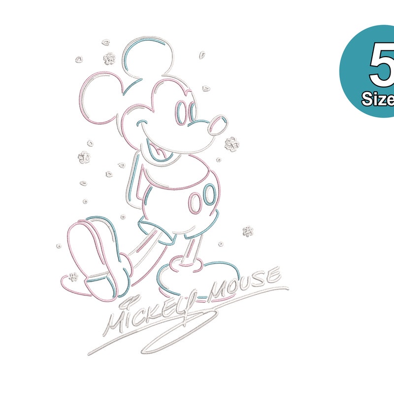 Mickey Signature - Etsy