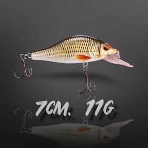 Fishing Lure Set. Beautiful Looking Lures in Protective Box. 7cm 11g ...