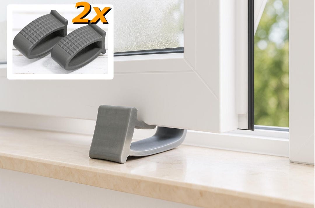Window Stopper / Door Stopper 2x Set – Secures Windows & Balcony Doors ...