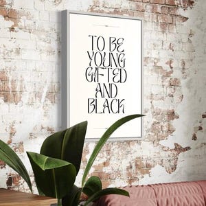 Black Excellence, Black Woman Art Print, Black Art, Aesthetic Wall Art ...