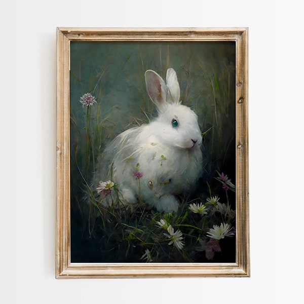 Printable Rabbit - Etsy