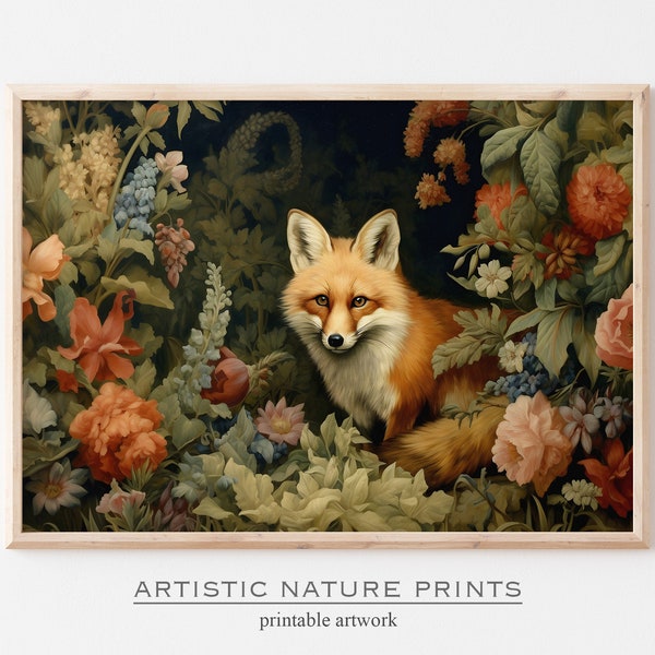 Fox Print - Etsy