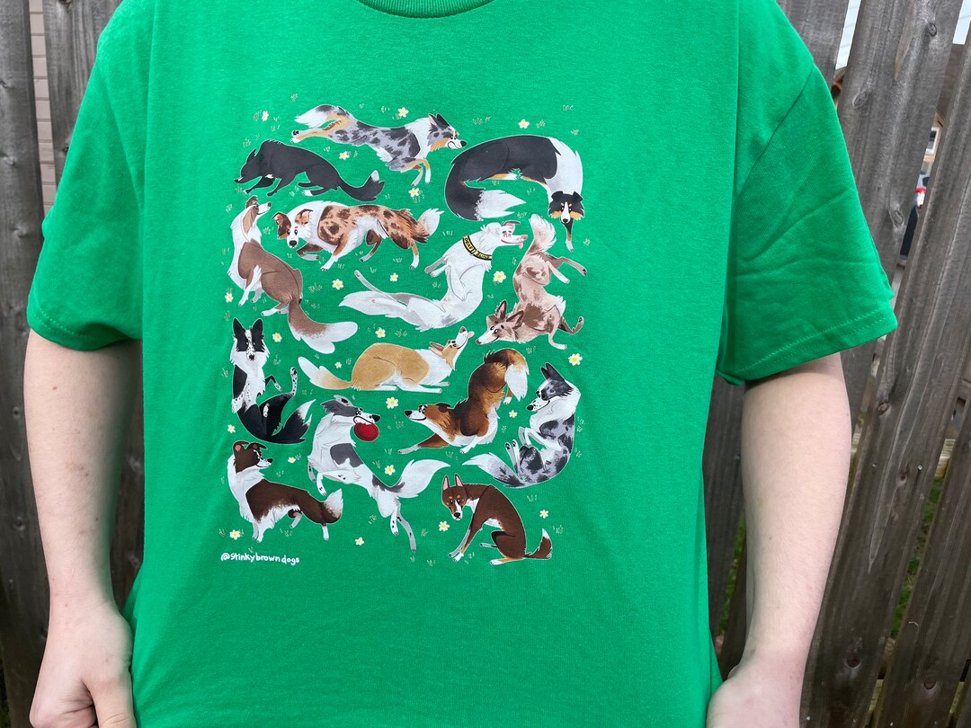 Border Collie T-shirt - Etsy