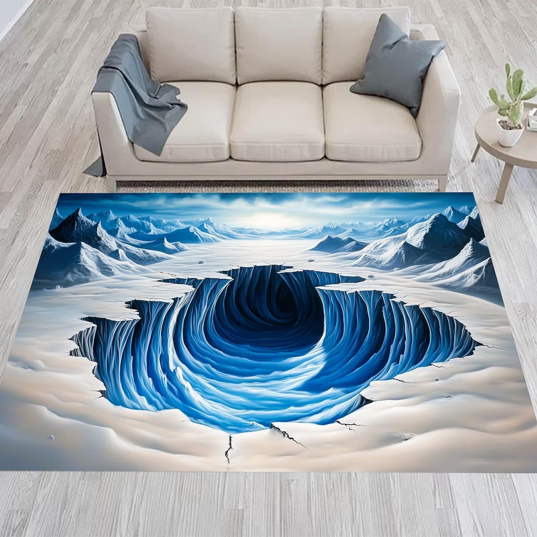 3D Rug, Deep Hole Rug, 3D Huge Crack, 3D Design Rug, Illusion Rug, 3D ...