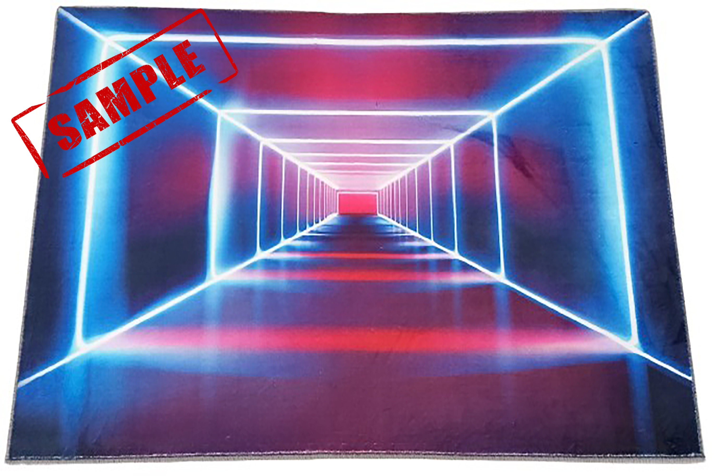 Neon Rug, Neon Pattern Rug, Neon Lines, Cool Rug, Gaming Illusion Rug ...