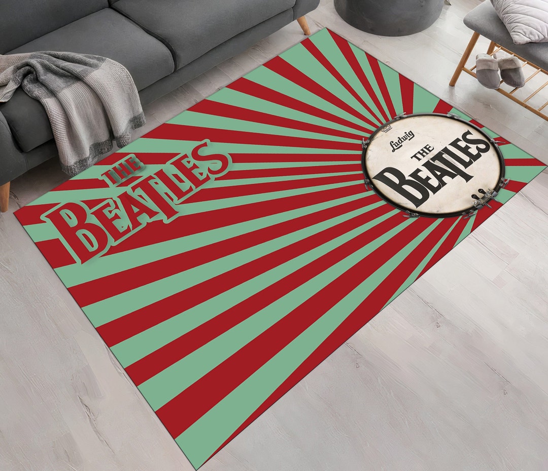 The Beatles Rug,the Beatles Fan Rug ,teen Room Rug, Living Room, Office ...