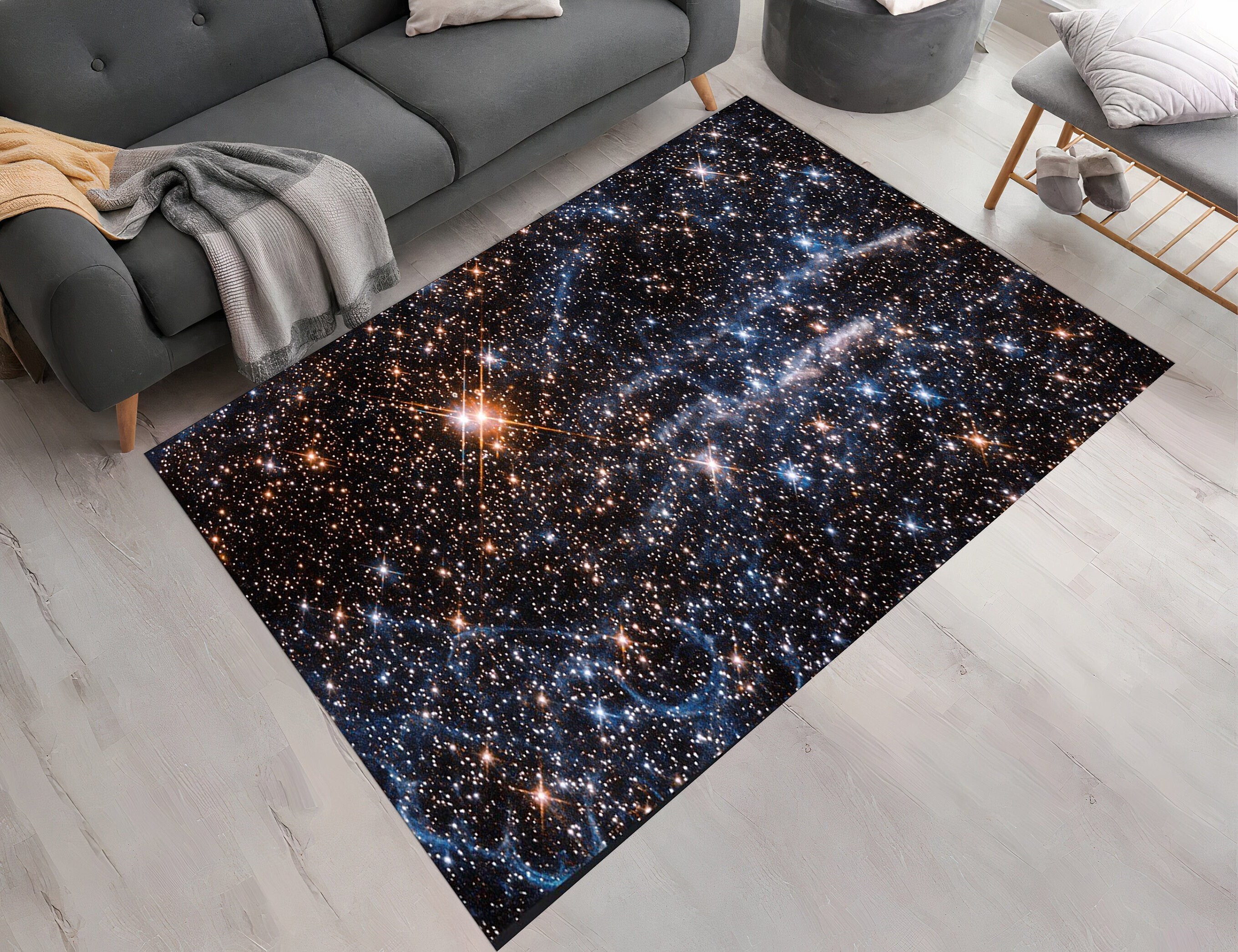 Endless Space Rug, Milky Way Galaxy Rug, Earth Looking Space Rug,space ...