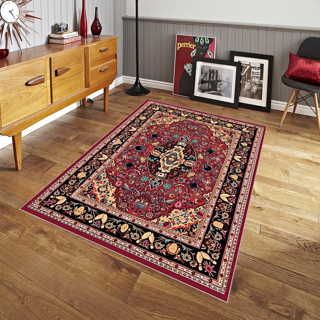Dude Rug, the Big Lebowski Rug, Big Lebowski Rug, Dude Pattern Rug ...