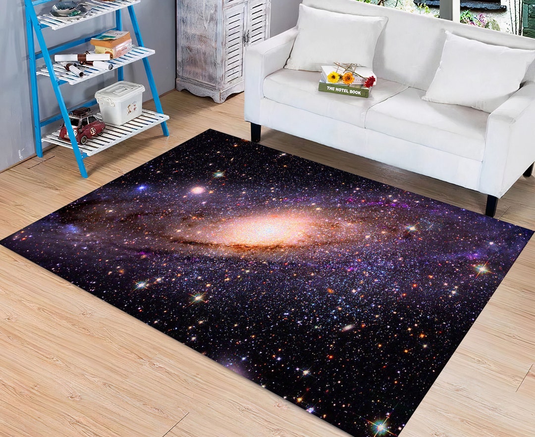 Milky Way Galaxy Rug, Earth Looking Space Rug, Space Rug, NASA Rugs ...