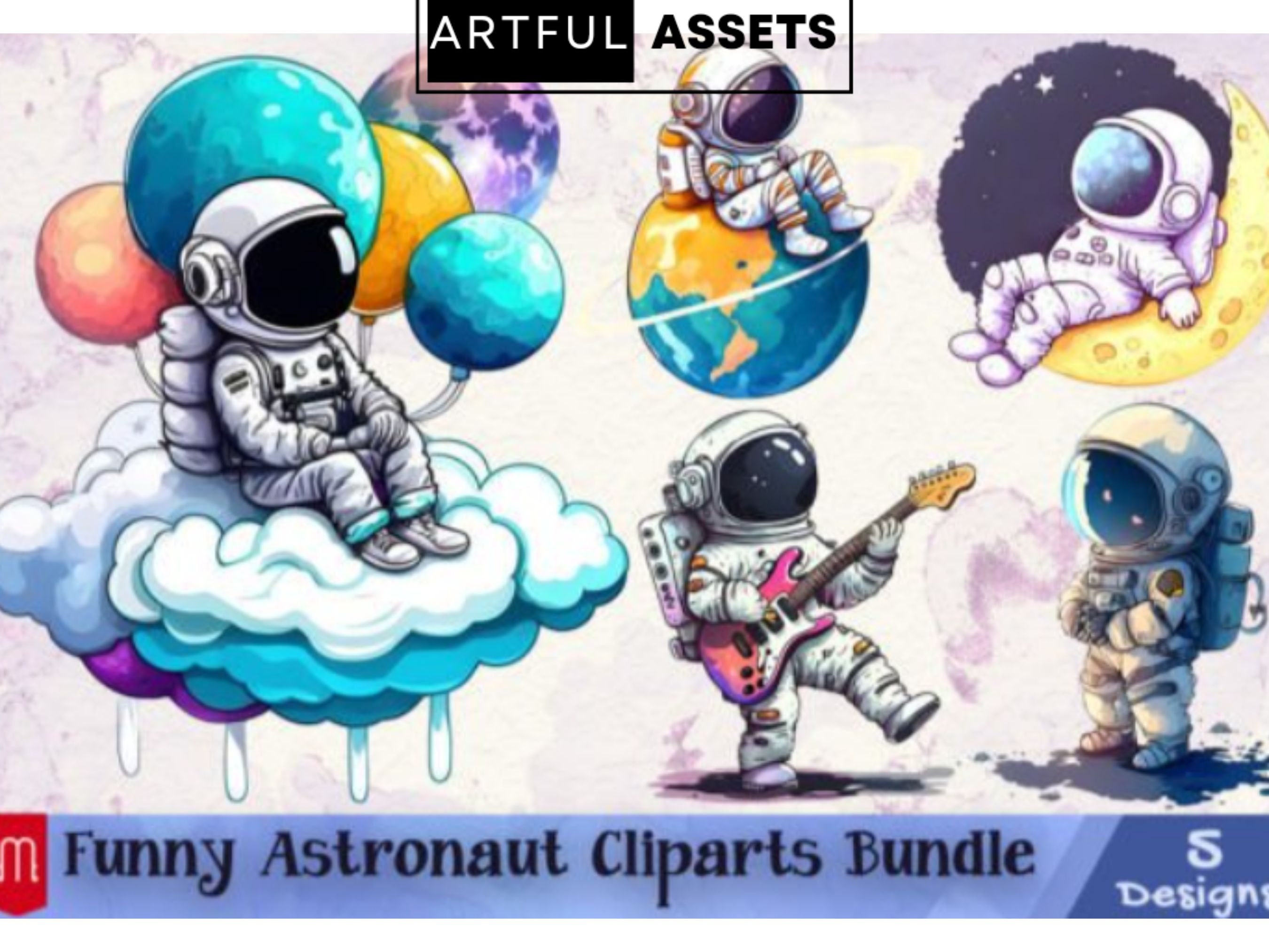 Crazy Astronaut Art