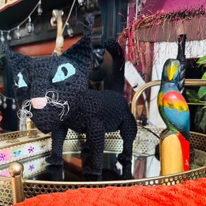 Custom Crochet Coraline Cat Wuss Puss - Etsy UK