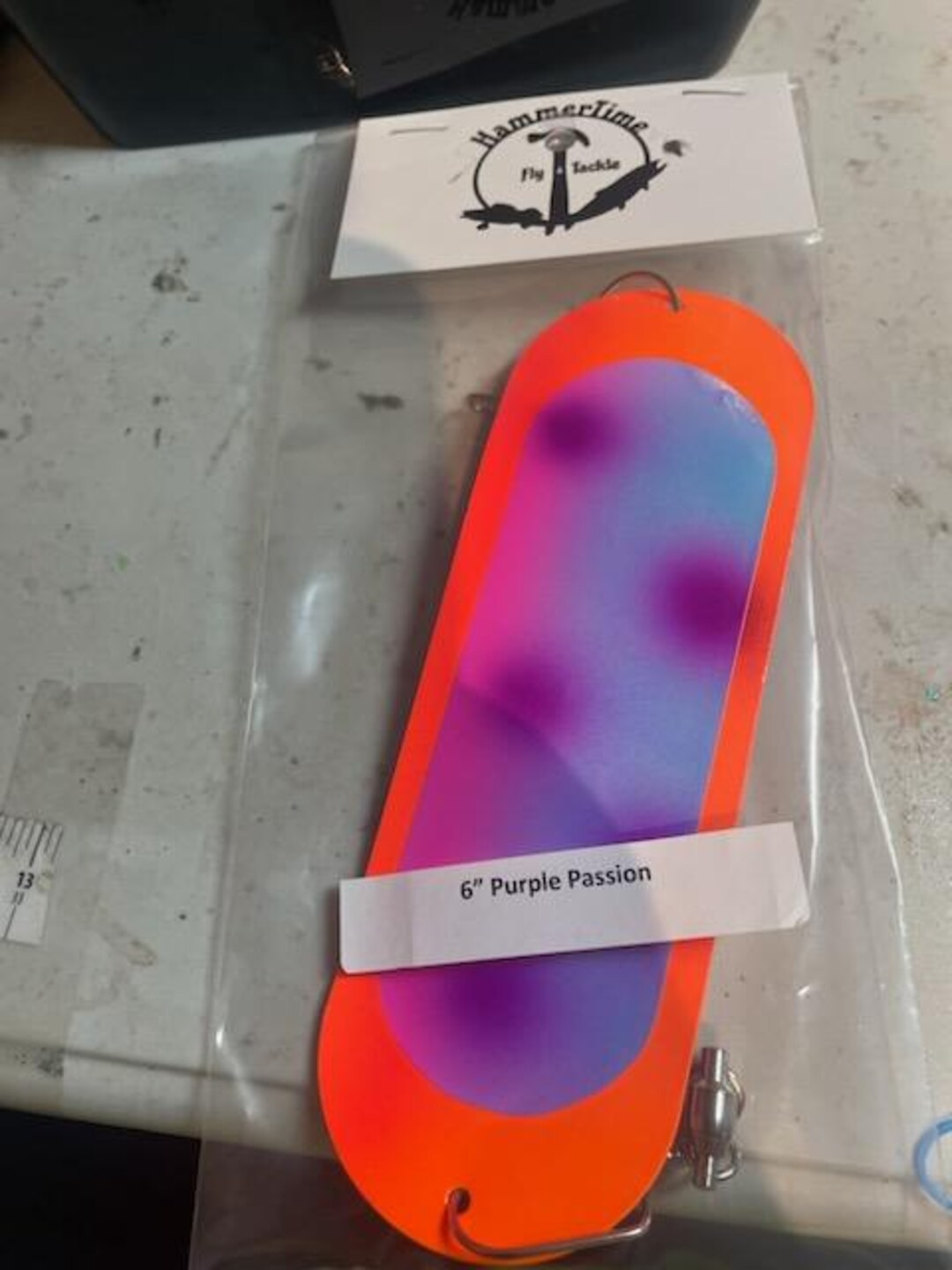 6” Coho Dodger-purple Passion - Etsy