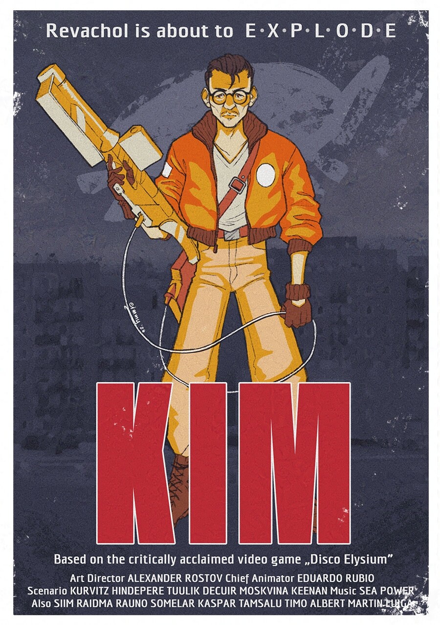 Kim Kitsuragi Akira Poster A4 Print - Etsy