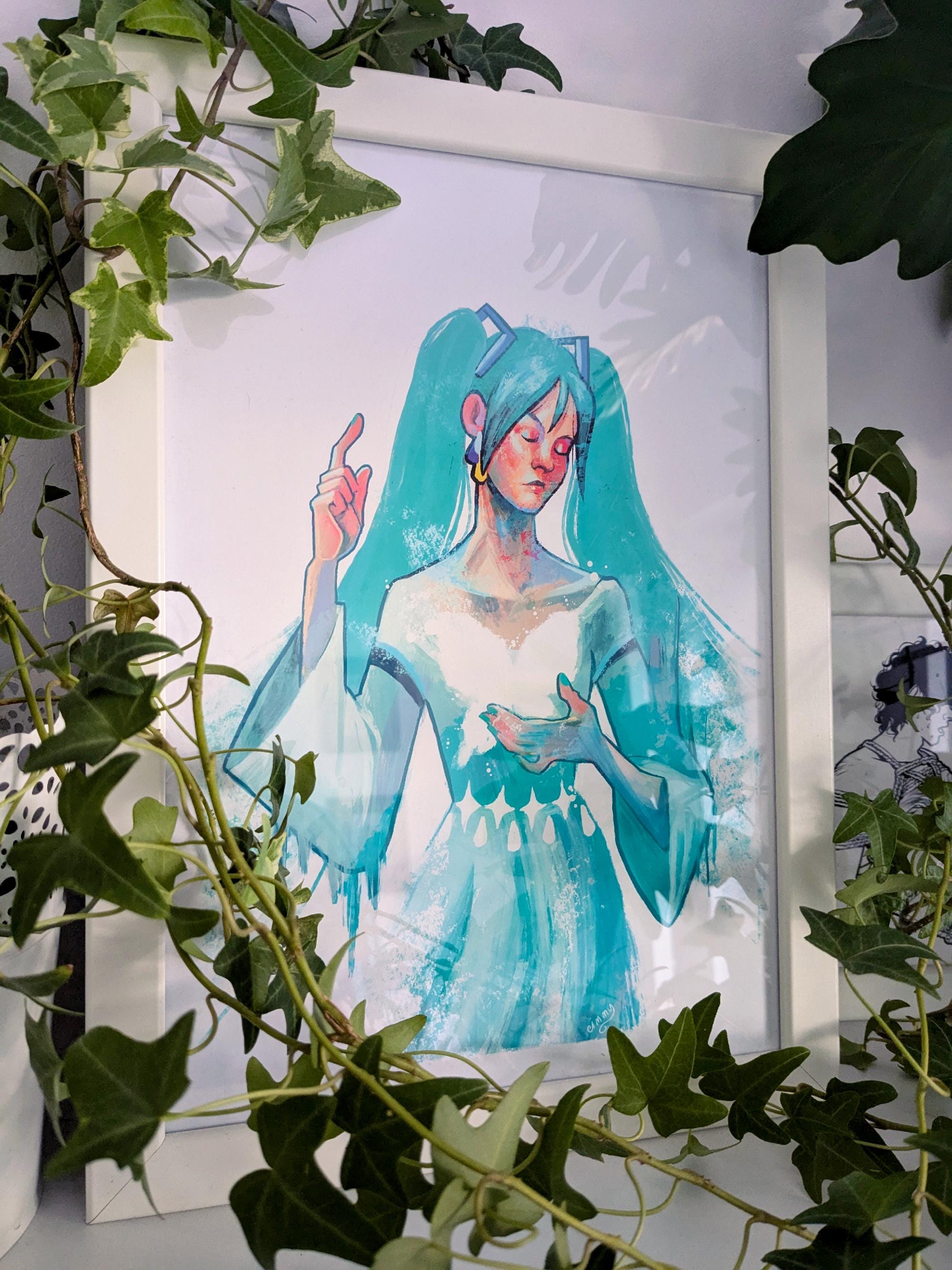Dolorian Miku Disco Elysium Art Print - Etsy