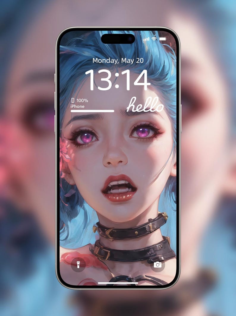 League of Legends Jinx Wallpaper Set: Phone, Tablet, Computer (digital ...