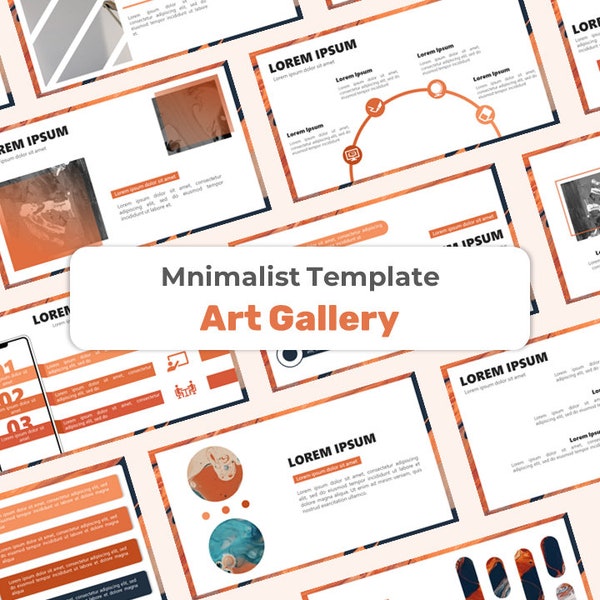 Slides Template Minimalist - Etsy