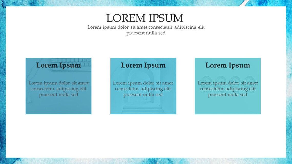 75 SLIDES MINIMALIST Powerpoint Template ACUARELA Style Aesthetic ...