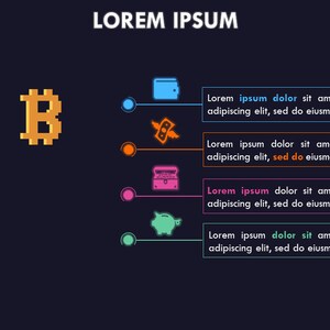 BITCOIN Powerpoint Template | Cryptocurrency INFOGRAPHICS | SLIDES ...