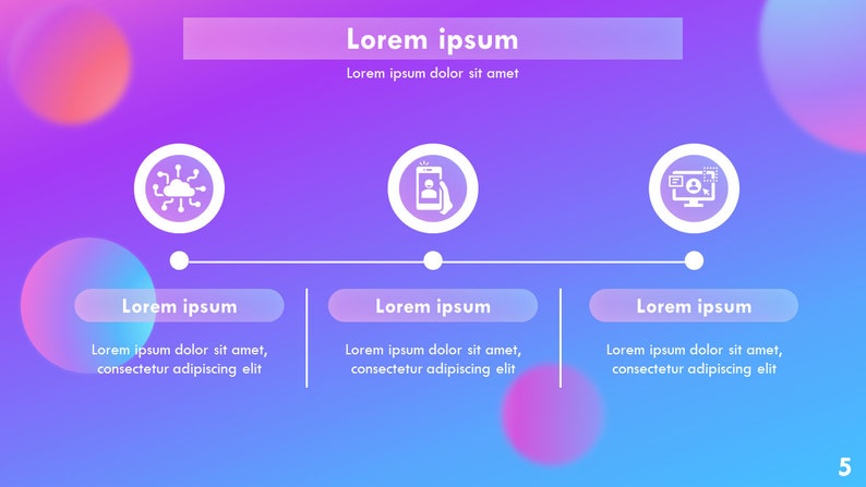 INTERACTIVE Powerpoint TEMPLATE | Magic BUBBLES Design | University ...