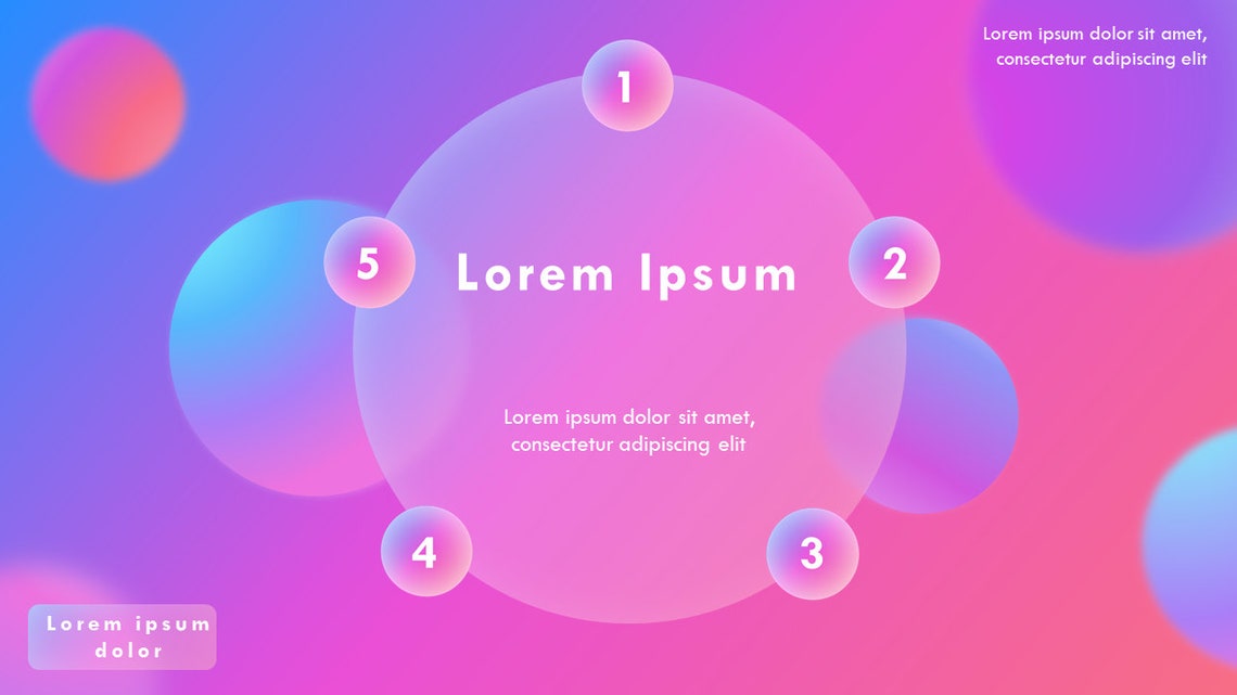 INTERACTIVE Powerpoint TEMPLATE | Magic BUBBLES Design | University ...