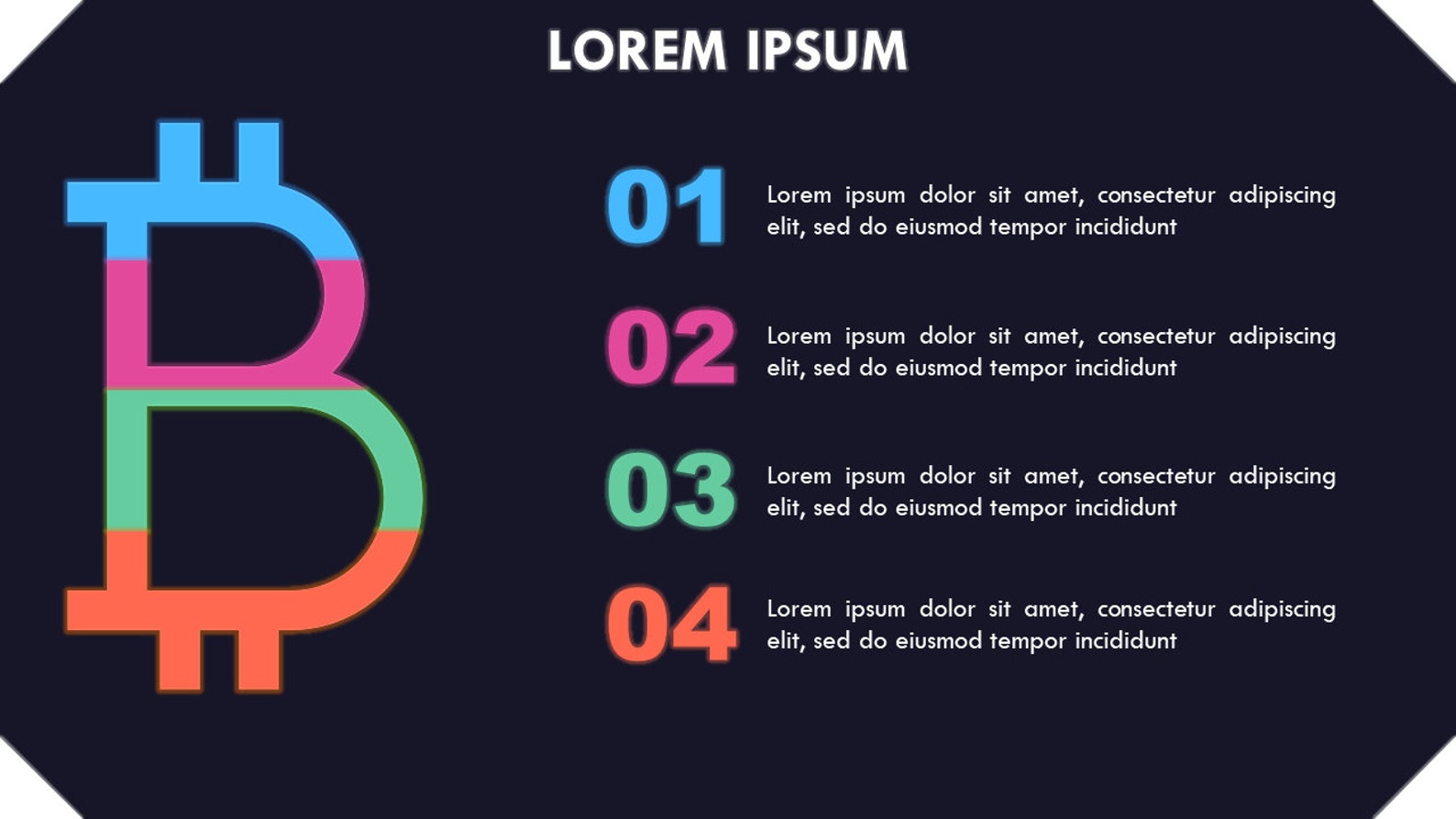 BITCOIN Powerpoint Template Cryptocurrency INFOGRAPHICS SLIDES Inspired ...