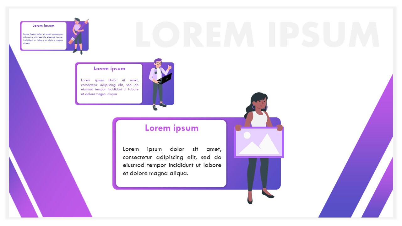 ANIMATED Powerpoint TEMPLATE | Purple Design | Aesthetic SLIDES ...