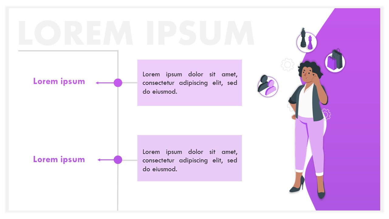 ANIMATED Powerpoint TEMPLATE | Purple Design | Aesthetic SLIDES ...