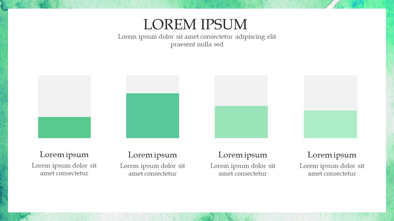 75 SLIDES MINIMALIST Powerpoint Template ACUARELA Style Aesthetic ...