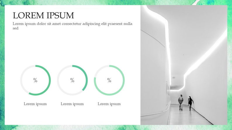 75 SLIDES MINIMALIST Powerpoint Template ACUARELA Style Aesthetic ...