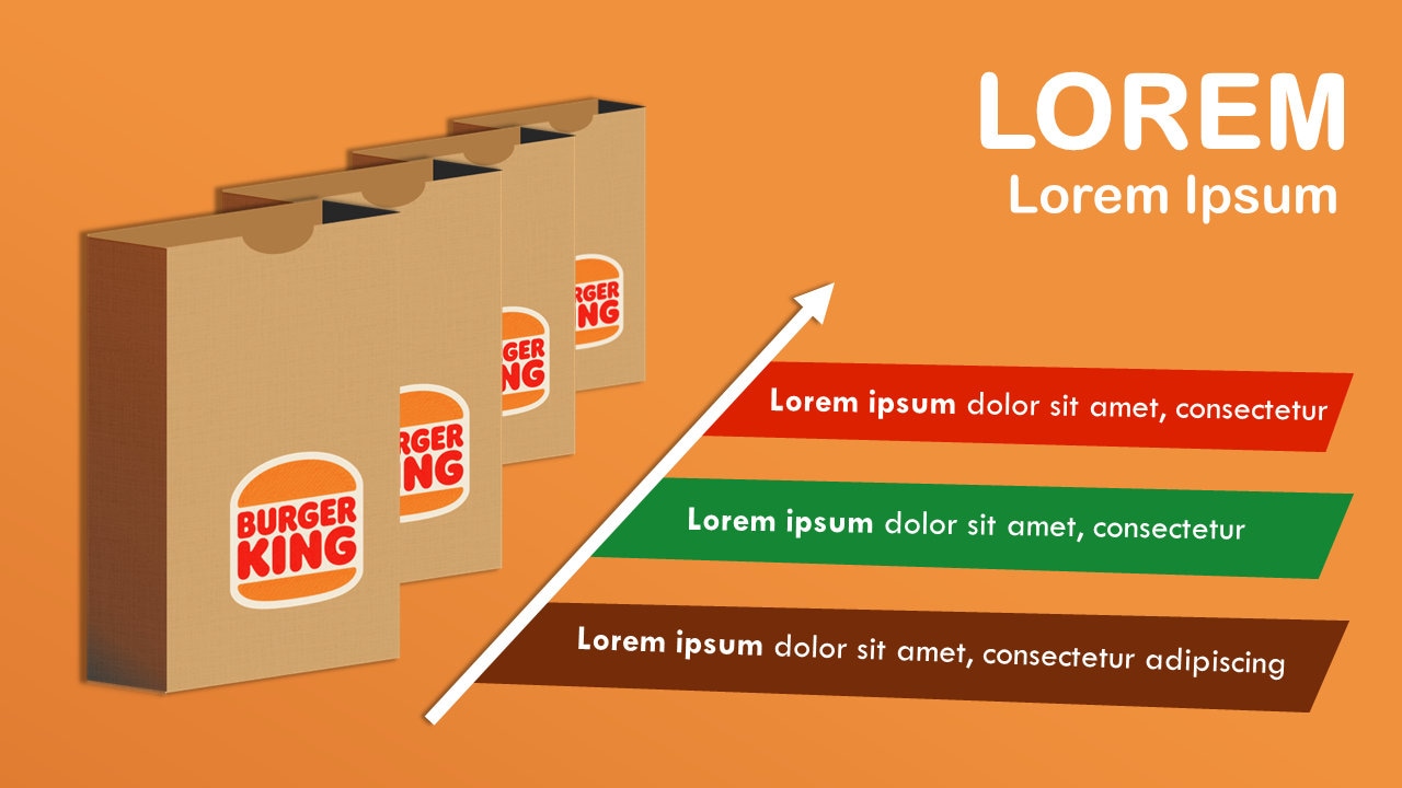 Burger King Powerpoint TEMPLATE | Themed INFOGRAPHICS | Animated SLIDES ...