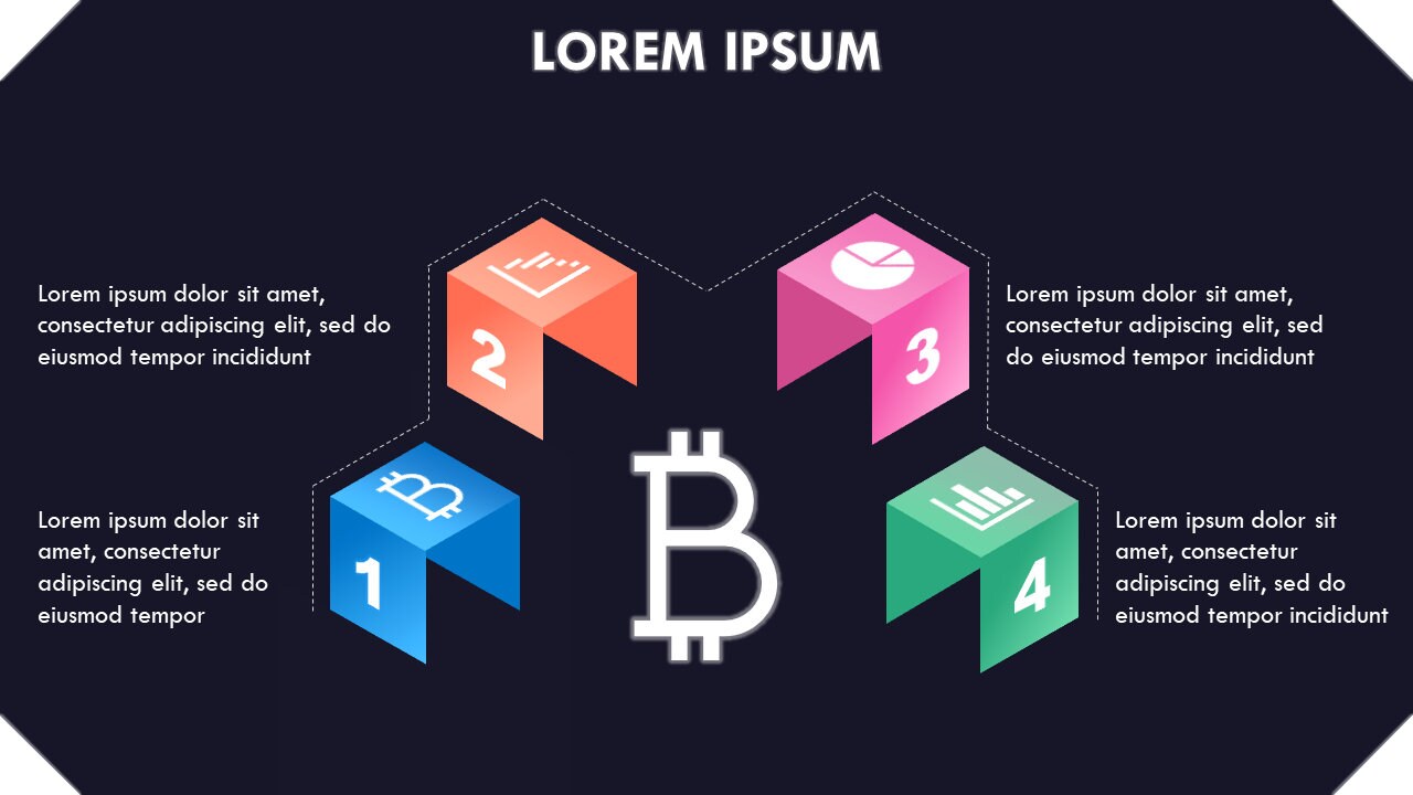 BITCOIN Powerpoint Template | Cryptocurrency INFOGRAPHICS | SLIDES ...