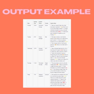 Social Media Planner Guide Instagram Planning for a Month Under 60 ...