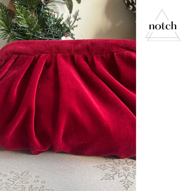 Clutch Bag Sewing Pattern // NYE Bag Pattern, Evening Bag Pattern, How ...