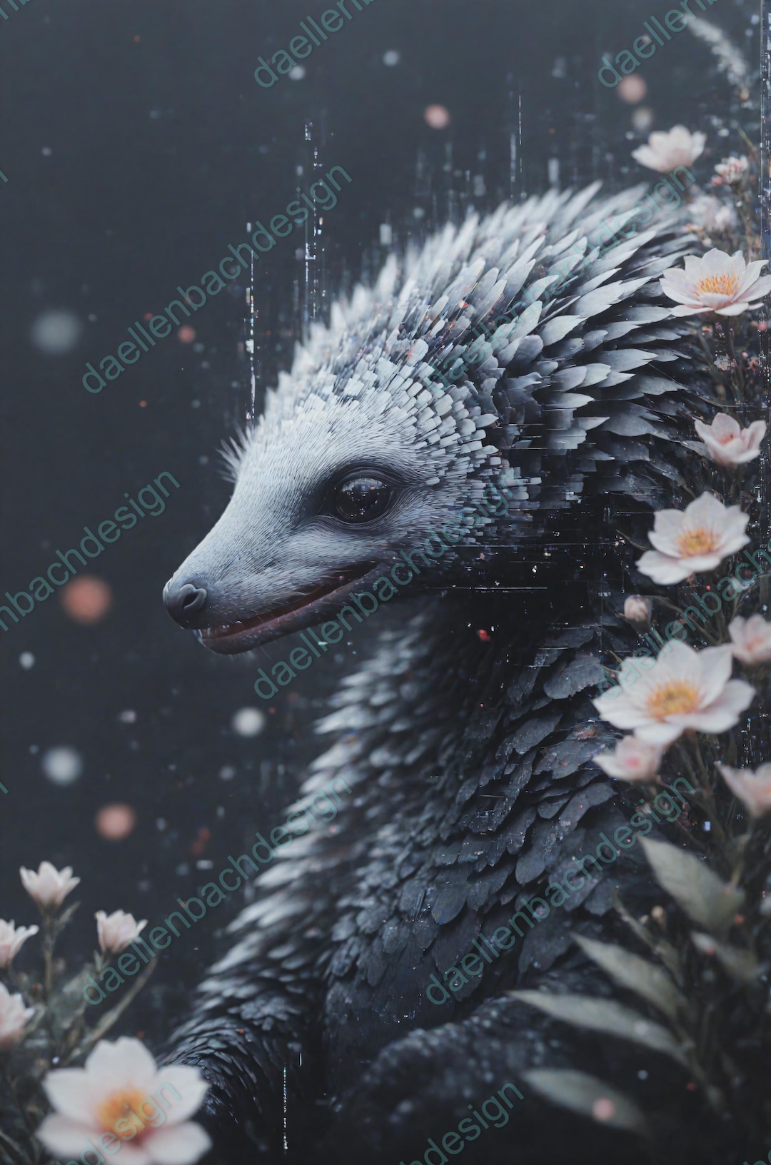 Blossom Armored | Fantasy Nature, Matrix, Flowers, Glitch Art, Matrix ...